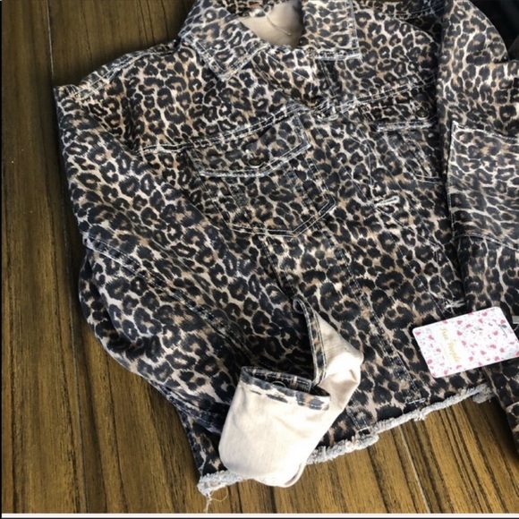 Free People | Jackets & Coats | Free People Oversized Leopard Print ...